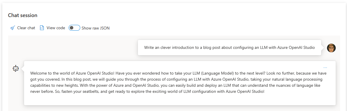 Configure A Chatbot With Azure Openai Studio